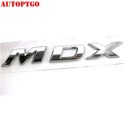 Chrome 3D Car Rear Trunk Letter MDX Emblem Badge Logo Decal For Acura ...