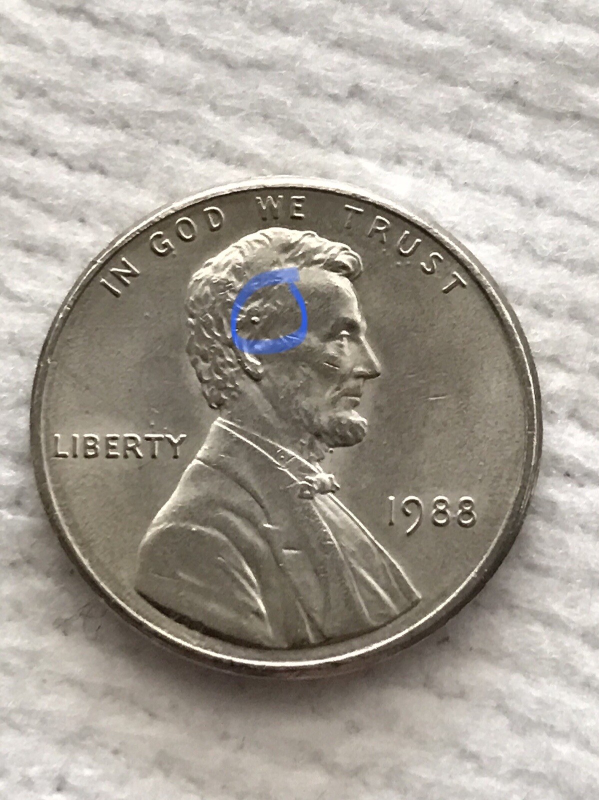 1988 Lincoln Penny, Mint Error! | eBay