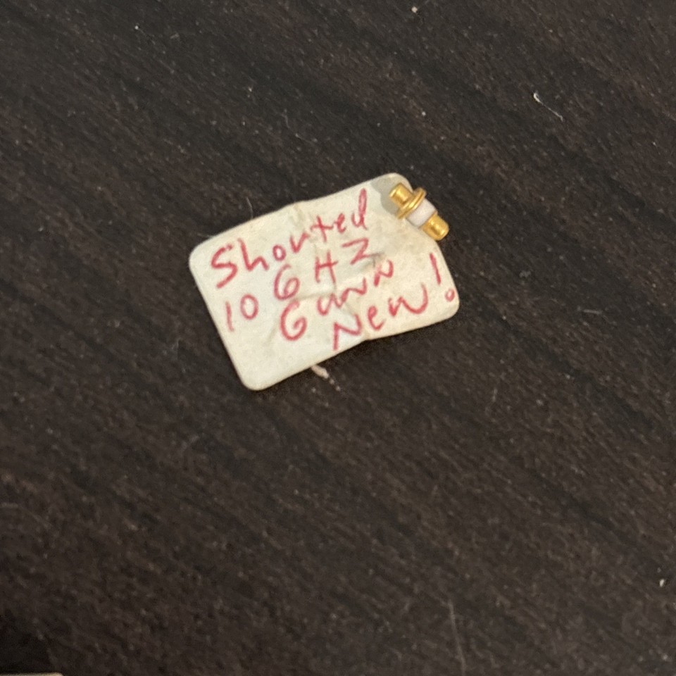 JRC 10 GHz Gunnplexer Gunn Transceiver Replacement 10 mW Gunn Diode ...