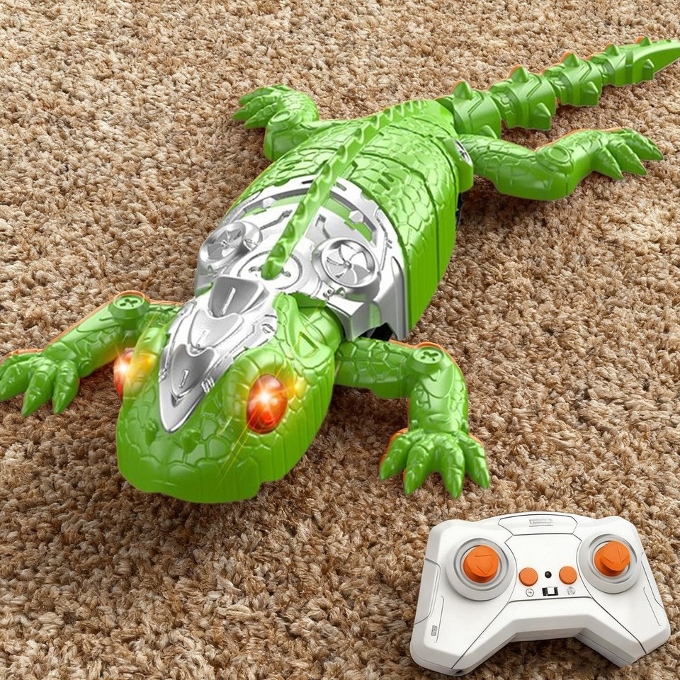 Wall Crawler Gecko Toy RC Robot Drives on Walls Climbing Gecko ...