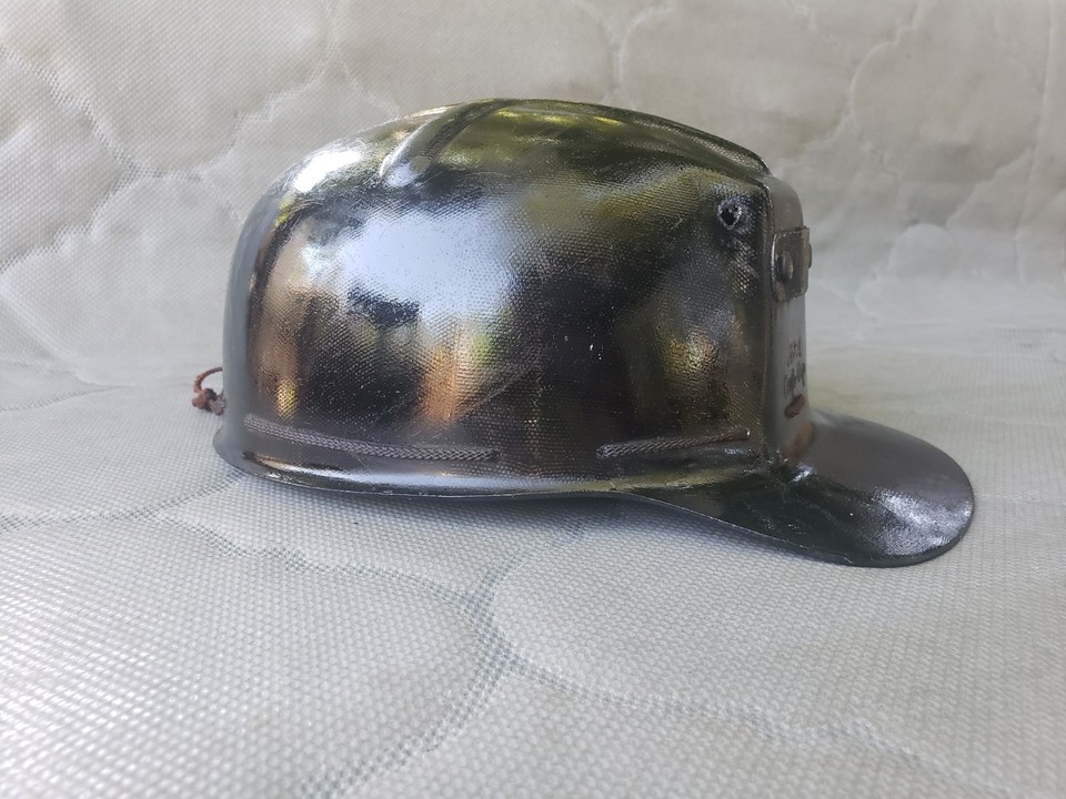Vintage MSA Comfo-Cap Tiger Stripe Low Vein Mining Miners Helmet Hard ...