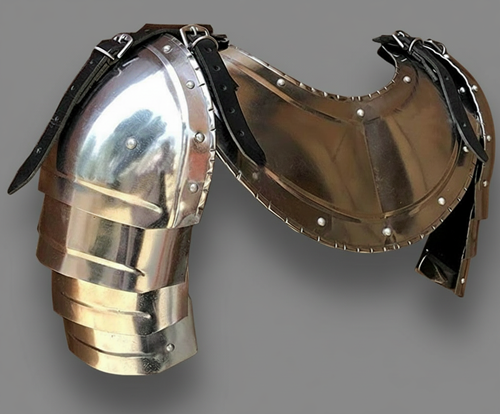Medieval Iron Gorget Spaulders Arm Shoulder Set | Viking Crusader ...