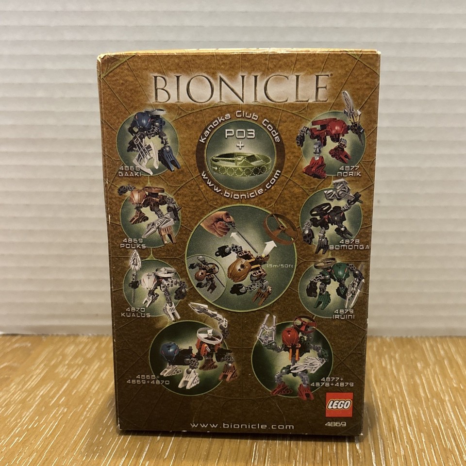Lego Bionicle 4869 Rahaga Pouks!!! New Factory Sealed!!! Very Hard To ...