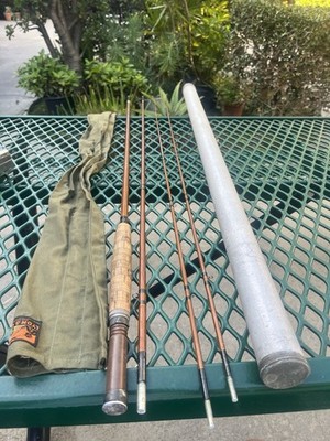 9’ Lyon & Coulson/ Bamboo Fly Rod 4 piece sack&tube vintage | eBay