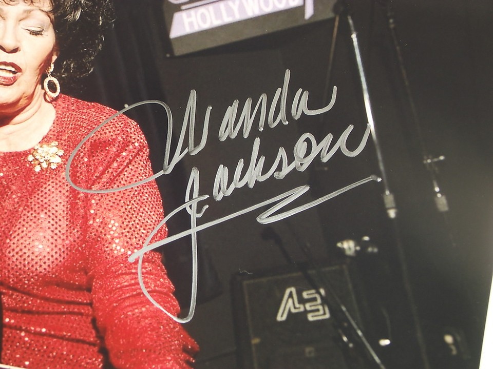 Wanda Jackson Signed 11x14 Photo Pose #1 ELVIS | eBay