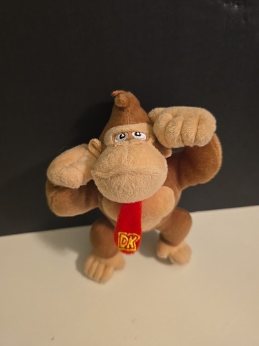DK Donkey Kong 8" Plush Stuffed Toy Official Licensed Nintendo Super ...
