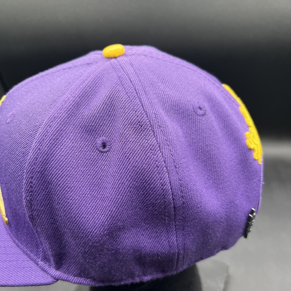 LOS ANGELES DODGERS DOUBLE FRONT LOGO SNAPBACK PRO STANDARD PURPLE HAT ...