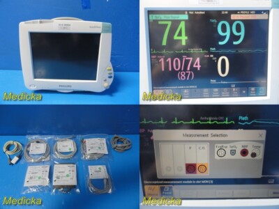Philips MP40 Intellivue Neonatal Monitor W/ CO, IBP, MMS Modules ...