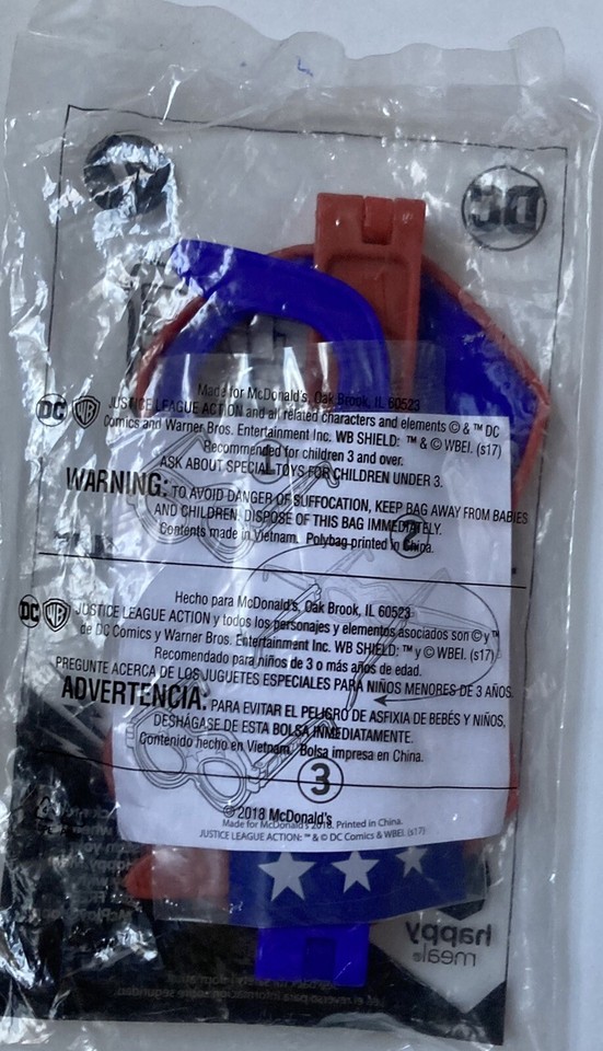 McDonald's Happy Meal Toy #7 Justice League Action The Flash/Stargirl ...