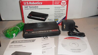 US Robotics USR5686E 56k V.92 External Serial Data Fax Modem | eBay