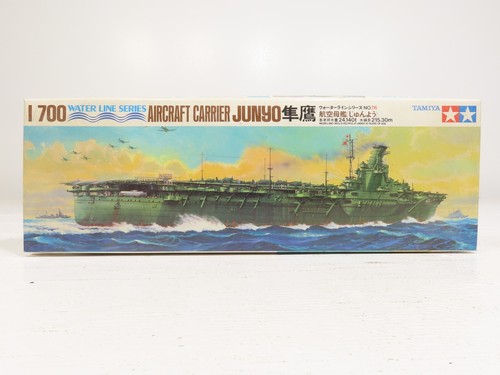 Tamiya 7776 Waterline Series Japan Carrier Junyo 1:700 Model Kit LN ...