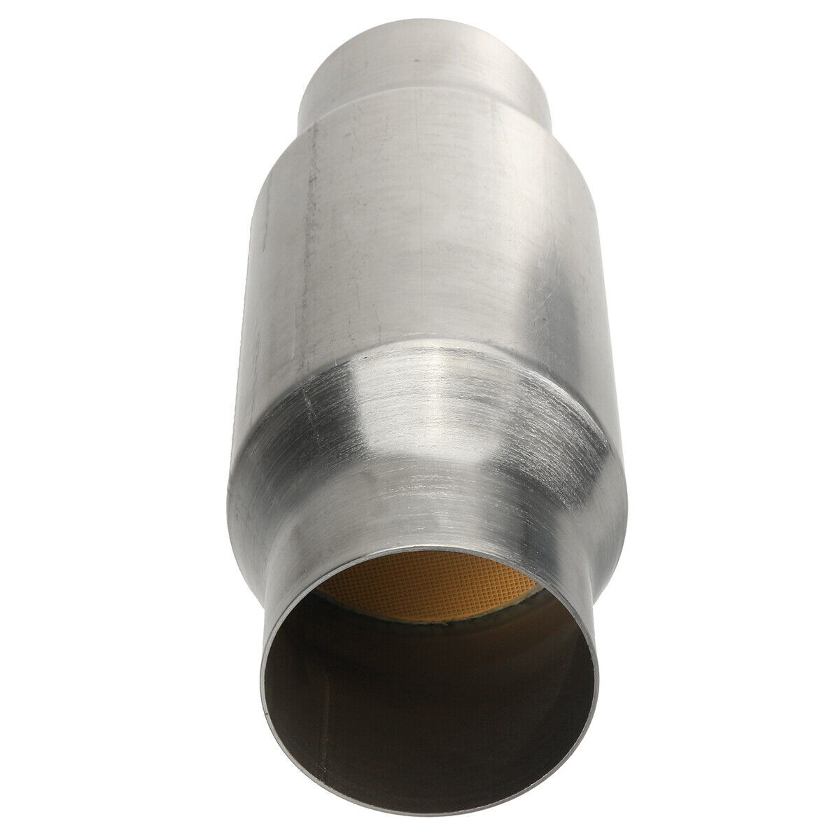 2Pcs 3" INCH SPORTS CAT CATALYTIC CONVERTER HI FLOW 400 CELL UNIVERSAL ...