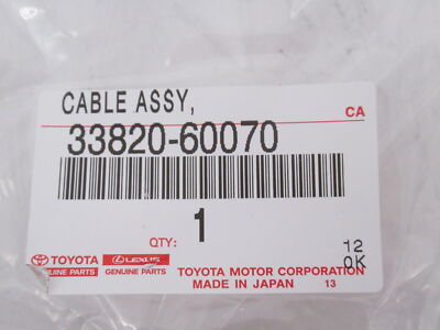 Genuine OEM Toyota 33820-60070 A/T Shift Cable 2007-2014 FJ 2005-2009 ...
