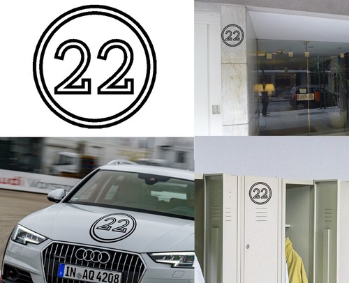 Number 22, Sticker Vinyl Version VII | eBay UK