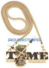 Time Is Money Necklace New Pendant with 36 Inch Chain | eBay