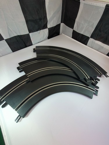 SCALEXTRIC START TRACK 90° DEGREES DOUBLE CORNERS X3 | eBay
