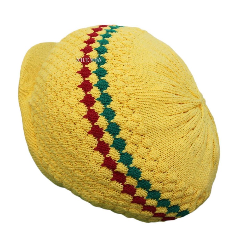 Rasta Rastafari Hat Cap Rastacap Reggae Jamaica Headwear Dreadlocks ...