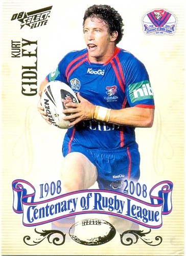 2008 NRL Centenary Of Rugby League Elite Players Card 155 Kurt Didley ...