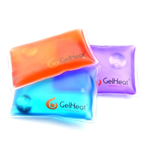 5 x GelHeat Instant Hand Warmers - Reusable Gel Click Heat Pads ...