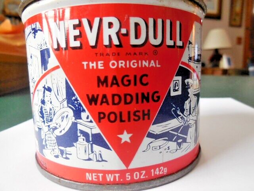 1941 Vintage Nevr-Dull The Original Magic Never Dull Polish 5 OZ Tin ...