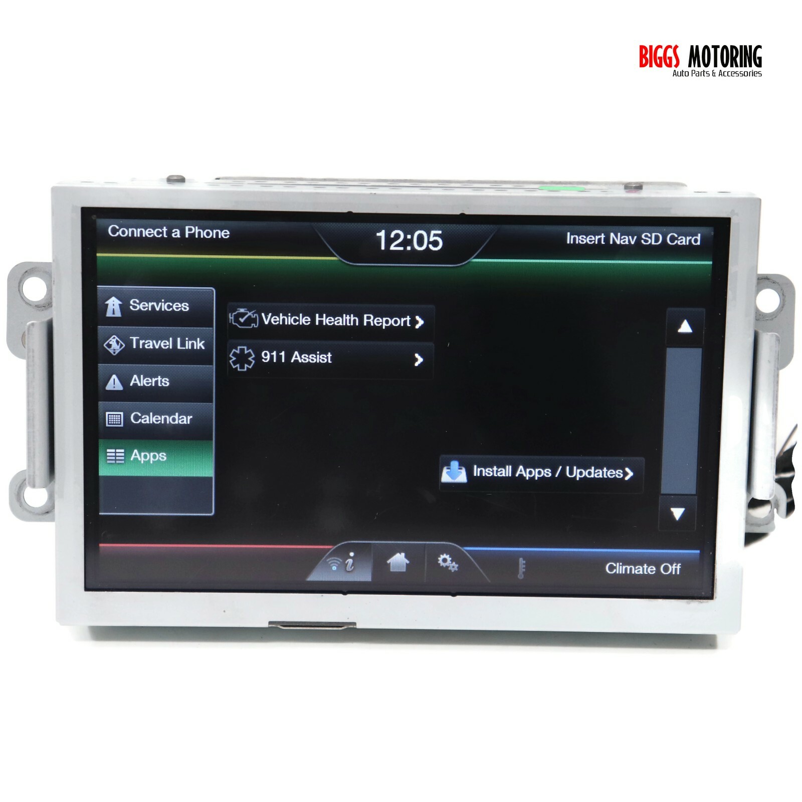 2011-2014 Ford Edge Radio Navigation Dash Display Screen BT4T-14F239-CR ...