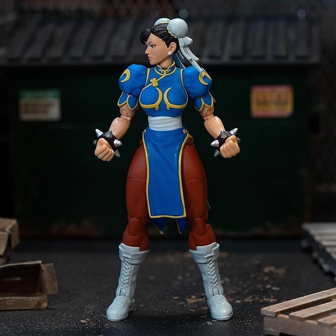 Street Fighter II Chun Li Official 6" Action Figure Toys for Kids and ...