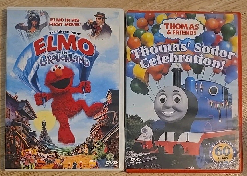 14 Nickelodeon & Childrens DVD Mixed Lot DORA ELMO THOMAS RUGRATS ...