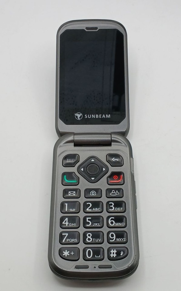 Sunbeam F1 Pro Redwood Rugged Classic Flip Phone Pre-Owned – Read ...
