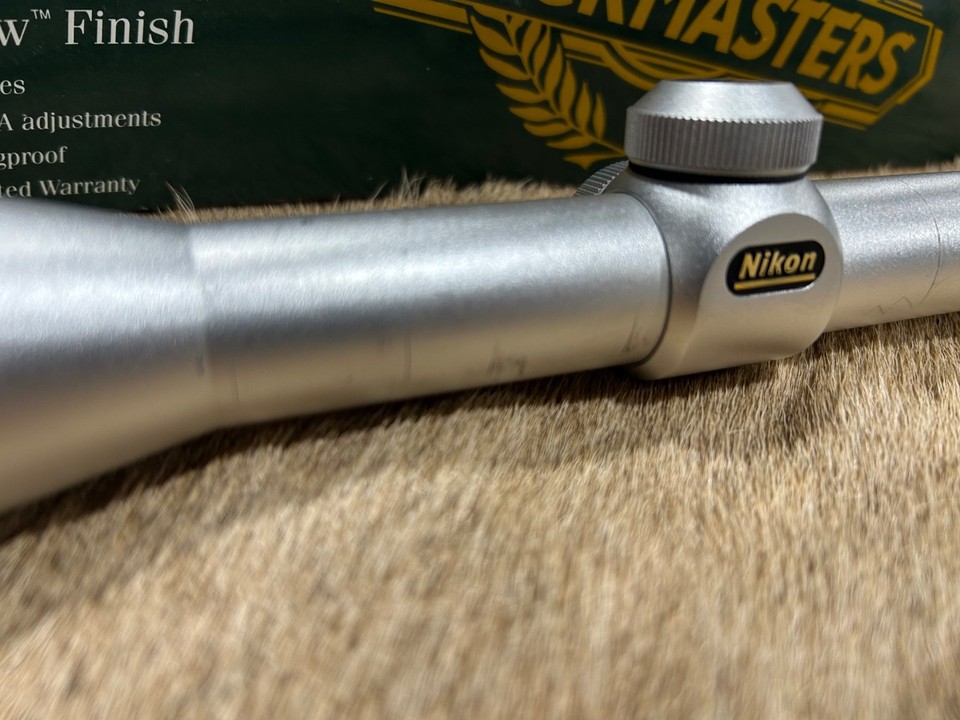 NIKON BUCKMASTERS 3-9X40 SILVER SHADOW FINISH 6415 RARE W/ BOX NIKOPLEX ...