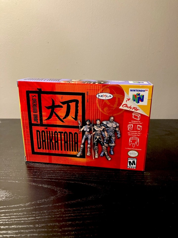 Daikatana N64 Nintendo 64 RARE John Romero 2000 | eBay