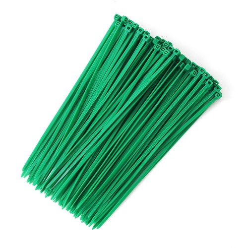 4 inch Green Zip Ties, Nylon Garden Cable Zip Ties Self Locking Cable ...
