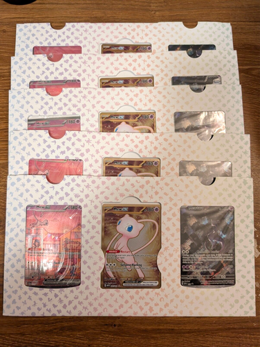 5x Pokemon 151 Ultra Premium Collection UPC Sealed Promo Set Mewtwo 052 ...
