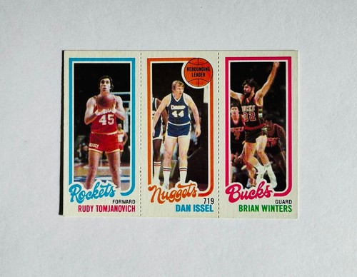 Rudy Tomjanovich Dan Issel Brian Winters Rockets Nuggets Bucks 1980 ...