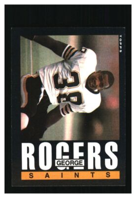 1985 Topps #107 George Rogers New Orleans Saints NM-MT | eBay