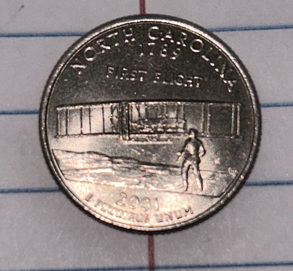 North Carolina 1789 “First Flight” 2001 QUARTER | eBay