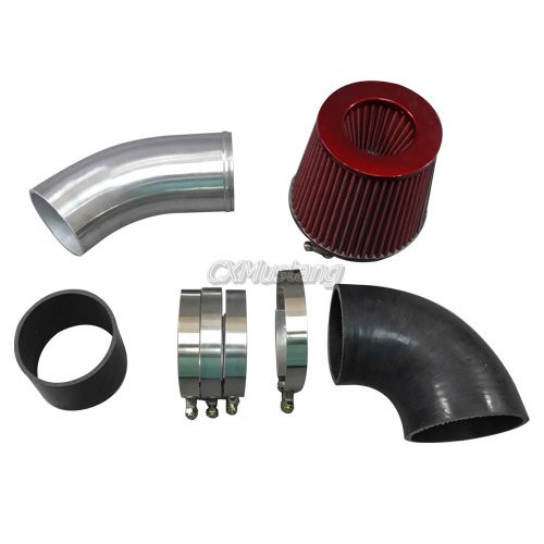 Universal NA Cold Air Intake Pipe Filter Kit For GM LS1 LSx LMx LQx ...
