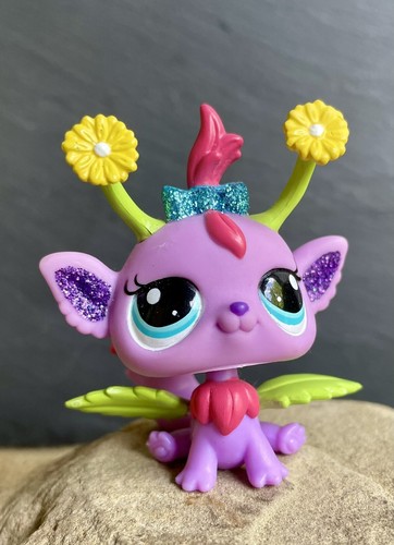 Littlest Pet Shop Garden Fairies Purple Sparkle Green Wing Fairy 2612 ...