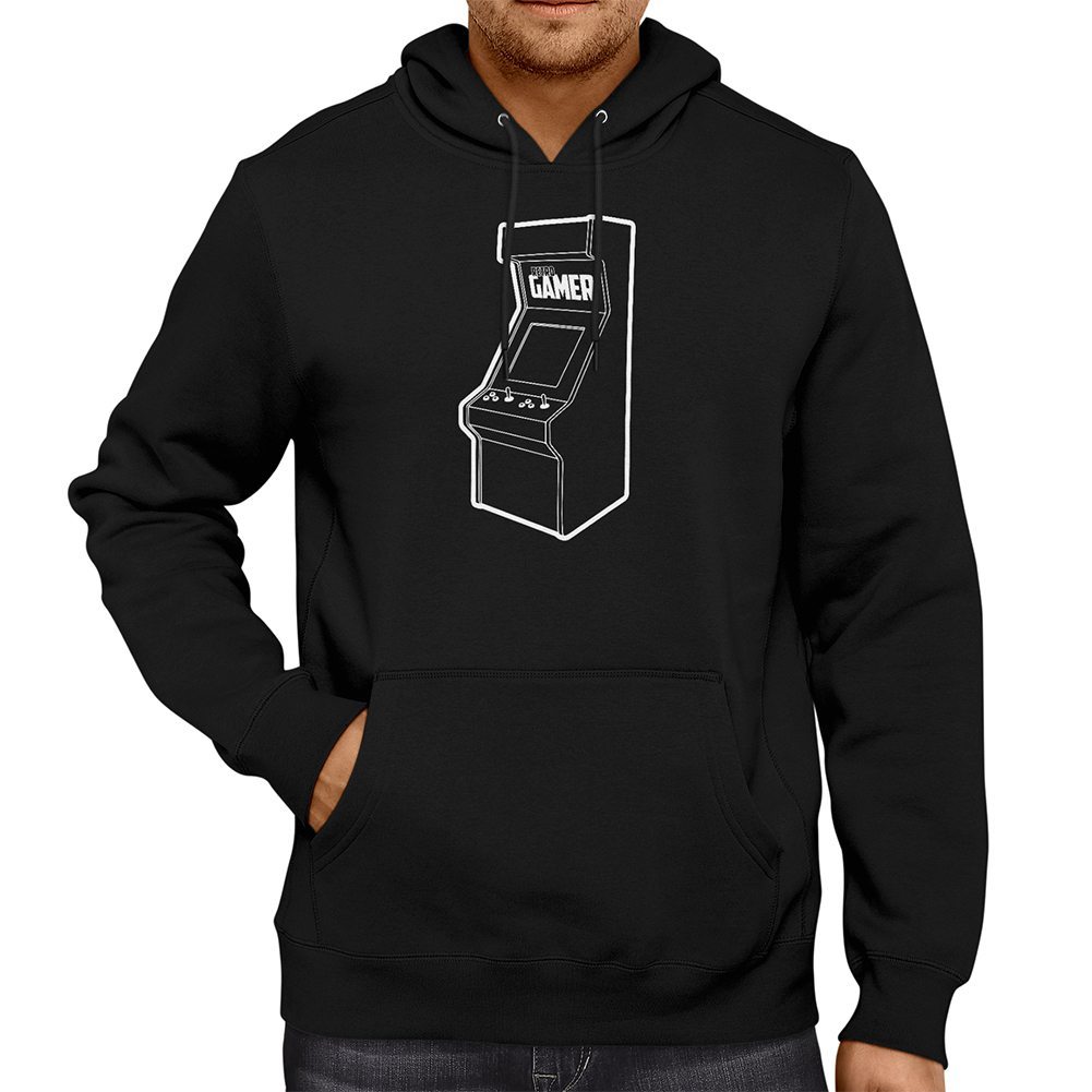 Retro Gamer Arcade Games Classic Awesome Men/Unisex Pullover Hoodie ...