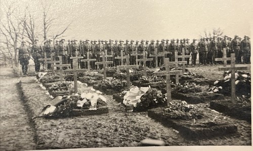 FUNERAL FOR SOLDIERS KIA GRAVES WW2 WWII German Third Reich Military ...