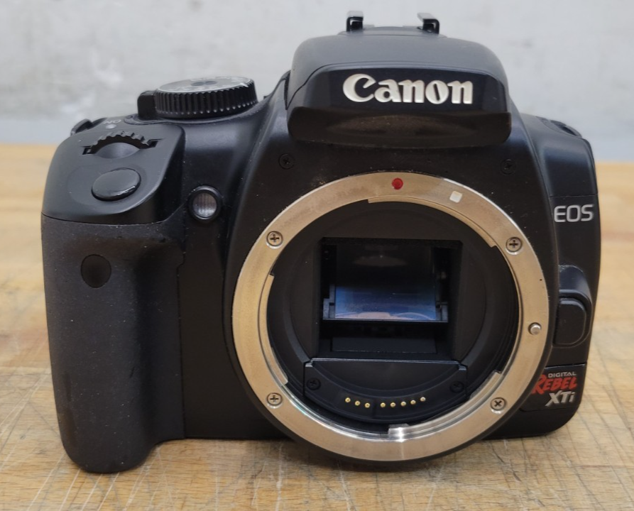 Canon EOS DSLR Digital Rebel XTi Camera Body With Charger - USED | eBay