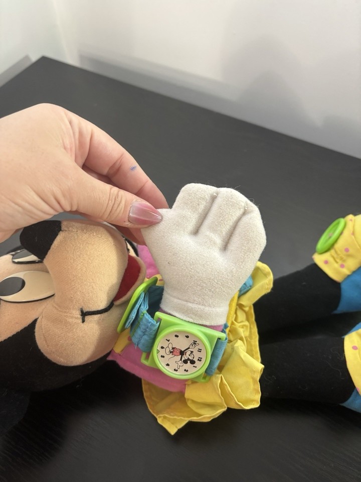 VTG 1992 Disney Mattel Teach Me Minnie Mouse Plush Stuffed Animal Retro ...