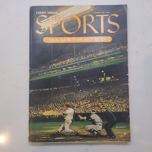 Sports Illustrated Magazine First Issue August 16, 1954 With Cards | eBay