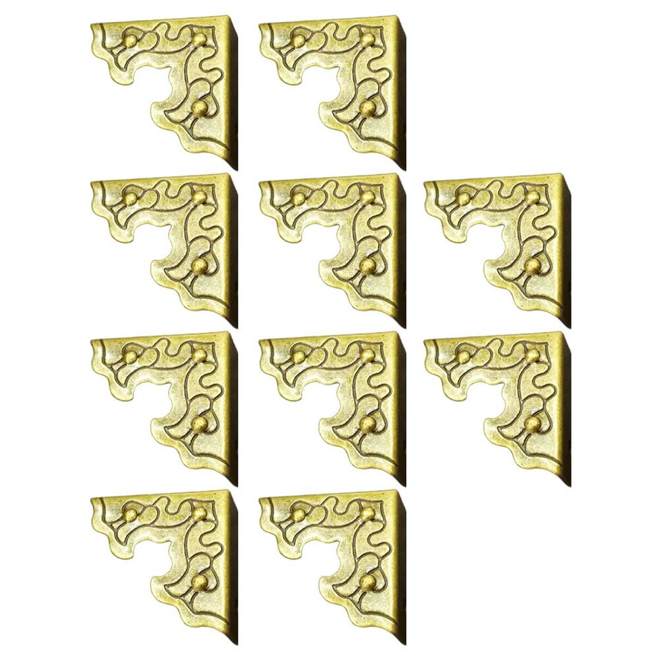 20 Pcs Protective Corner Protector Chinese Style Protectors Bronze ...