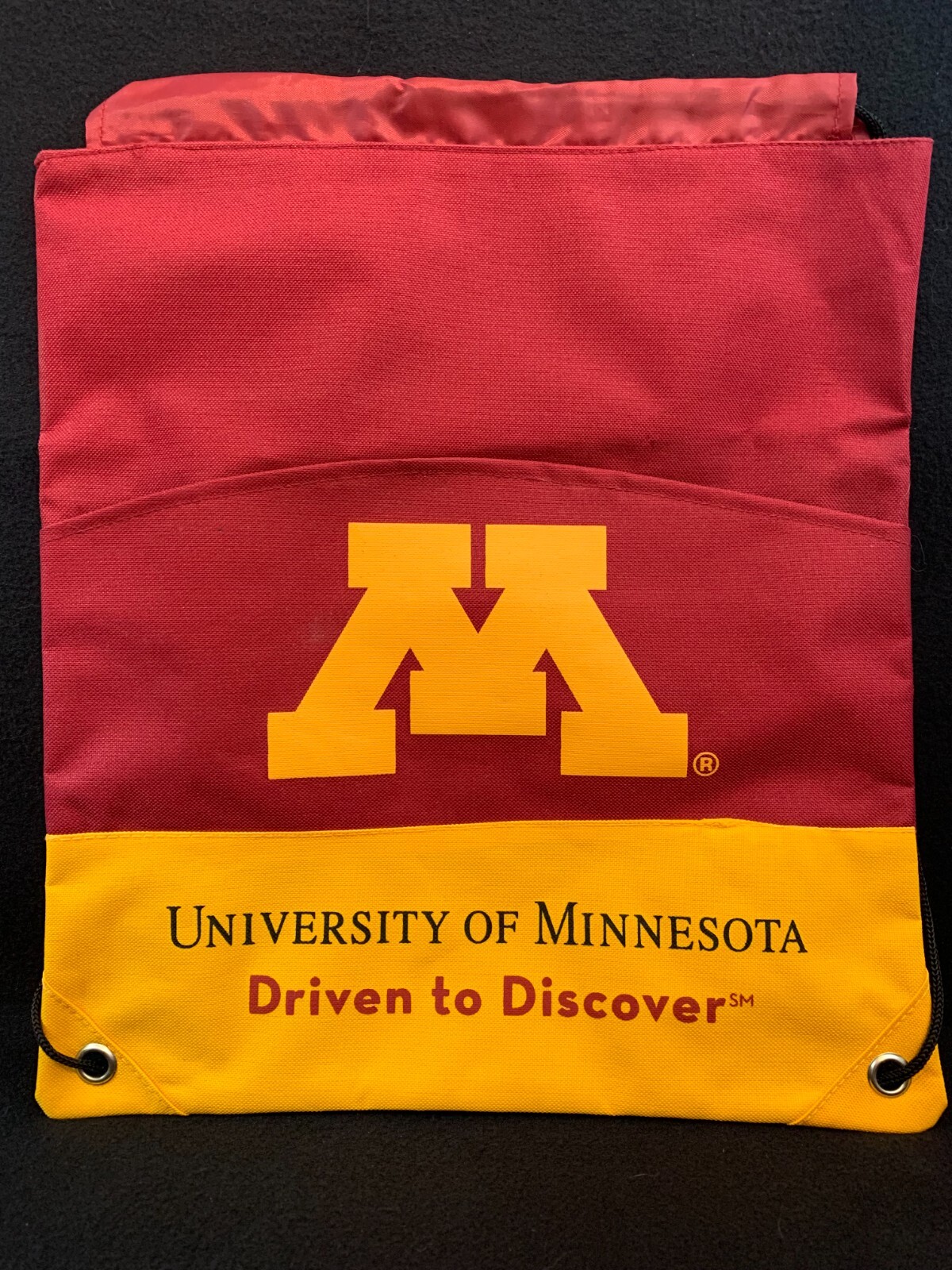 NEW! University of Minnesota Back Pack Drawstring Book Bag Driven To ...
