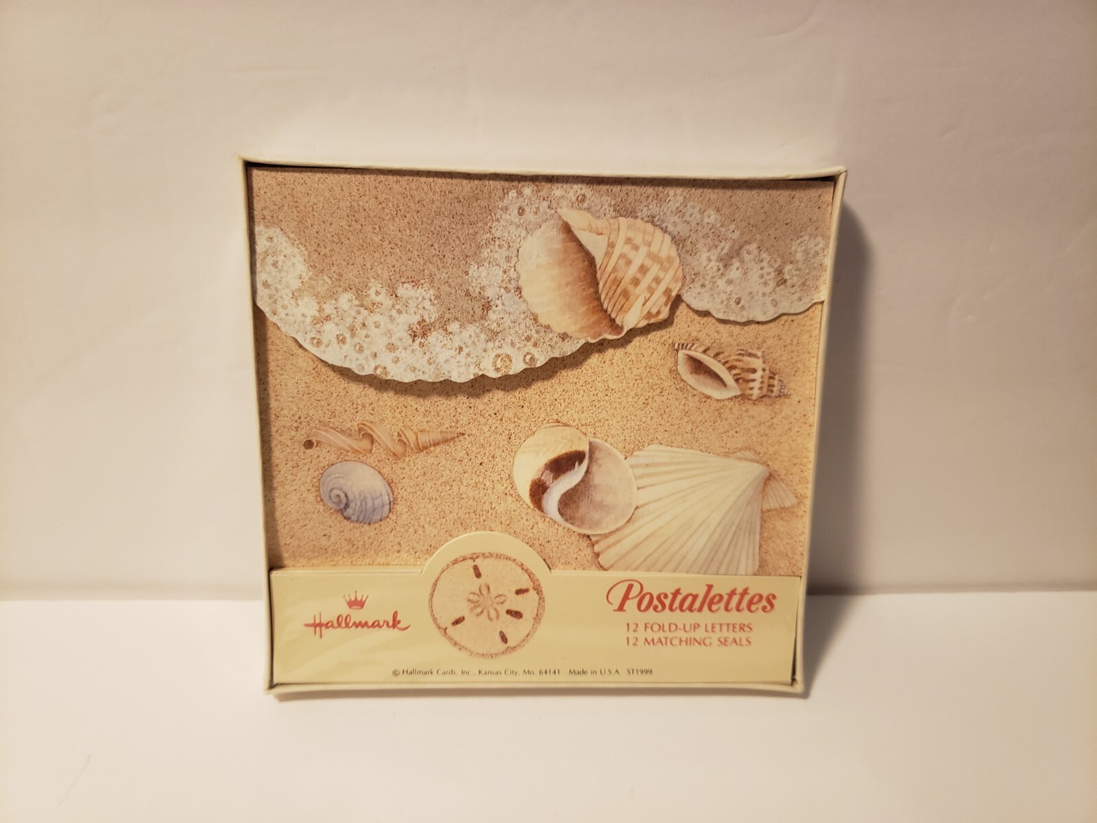 Vintage Hallmark Postalettes Beach Seashells Letter Cards and Seals ...