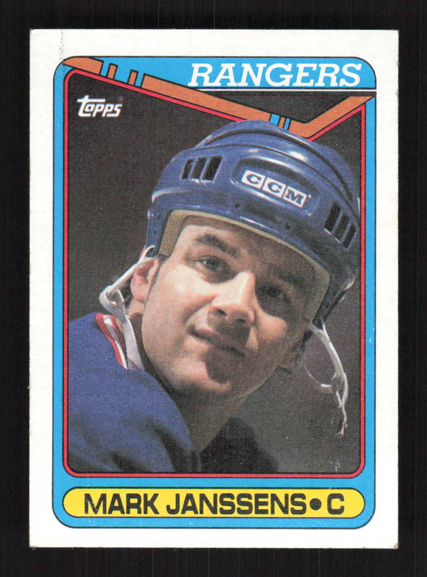 Mark Janssens RC 1990 Topps New York Rangers #391 | eBay