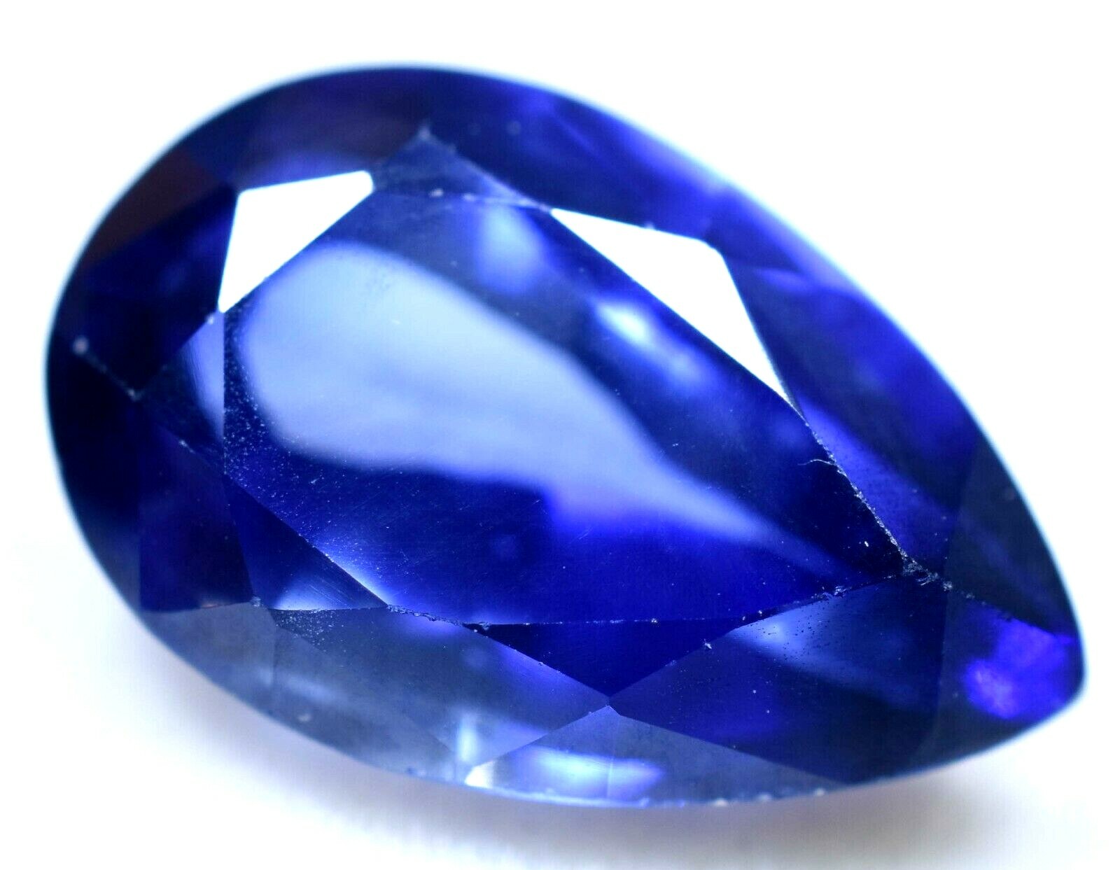 4.75 CT Natural california Benitoite GGL Certified Top Quality Pear Cut ...