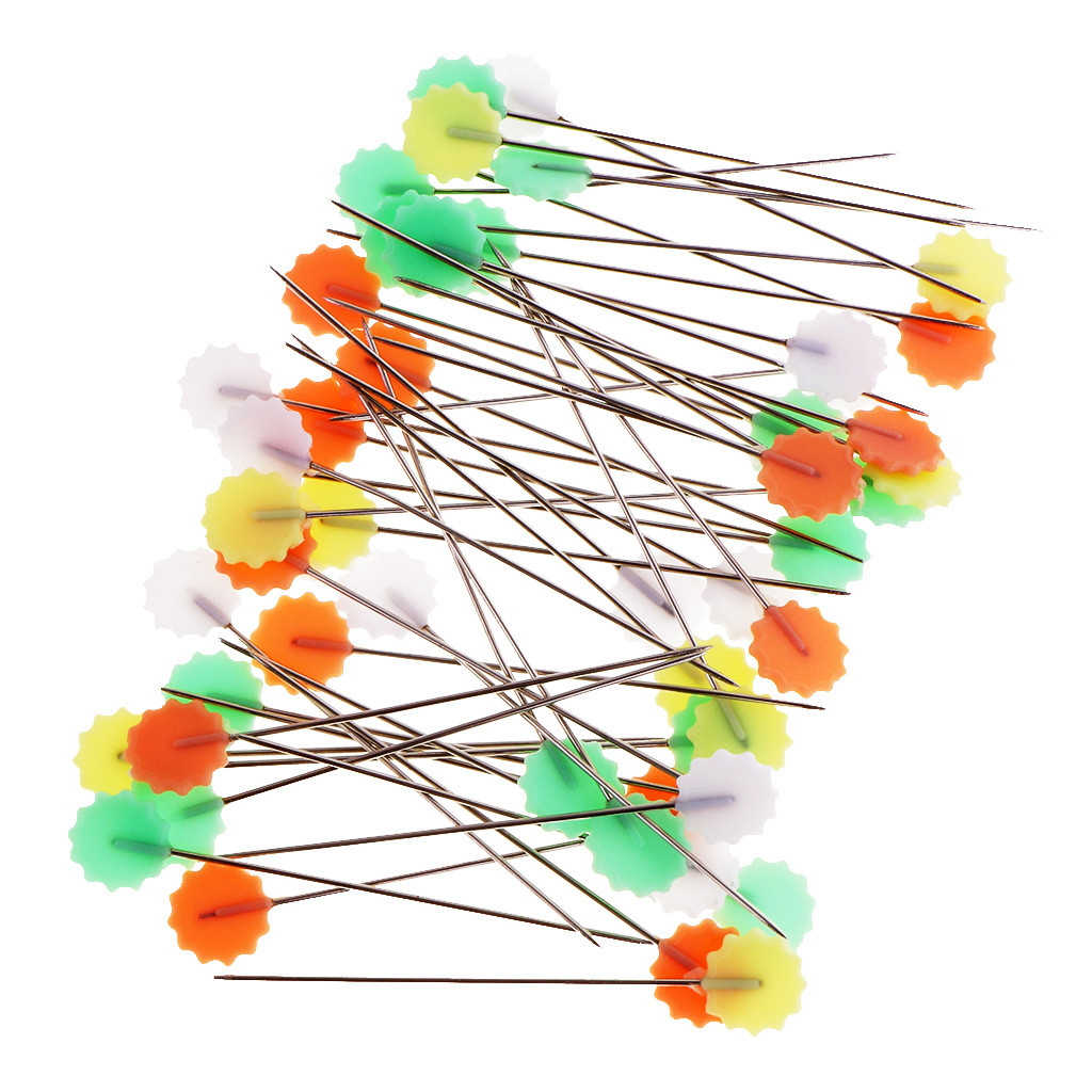 Sewing Pins Flat Head Pins For Sewing 200 Pieces Flat Head Straight