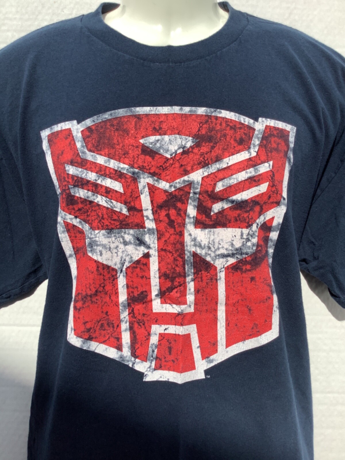 TRANSFORMERS AUTOBOTS 2009 navy blue t shirt sz XL - Gem