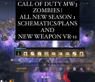 Call Of Duty MW3 Zombies | All New Season 1 Schematics | eBay